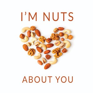 I'm nuts about you poster | Etsy