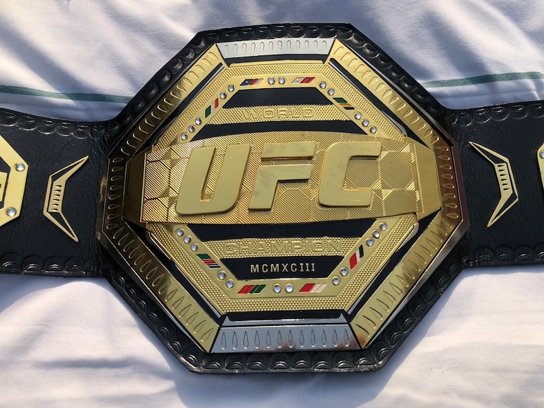 UFC champion belt replica adult size belt 2 mm brass gold | Etsy