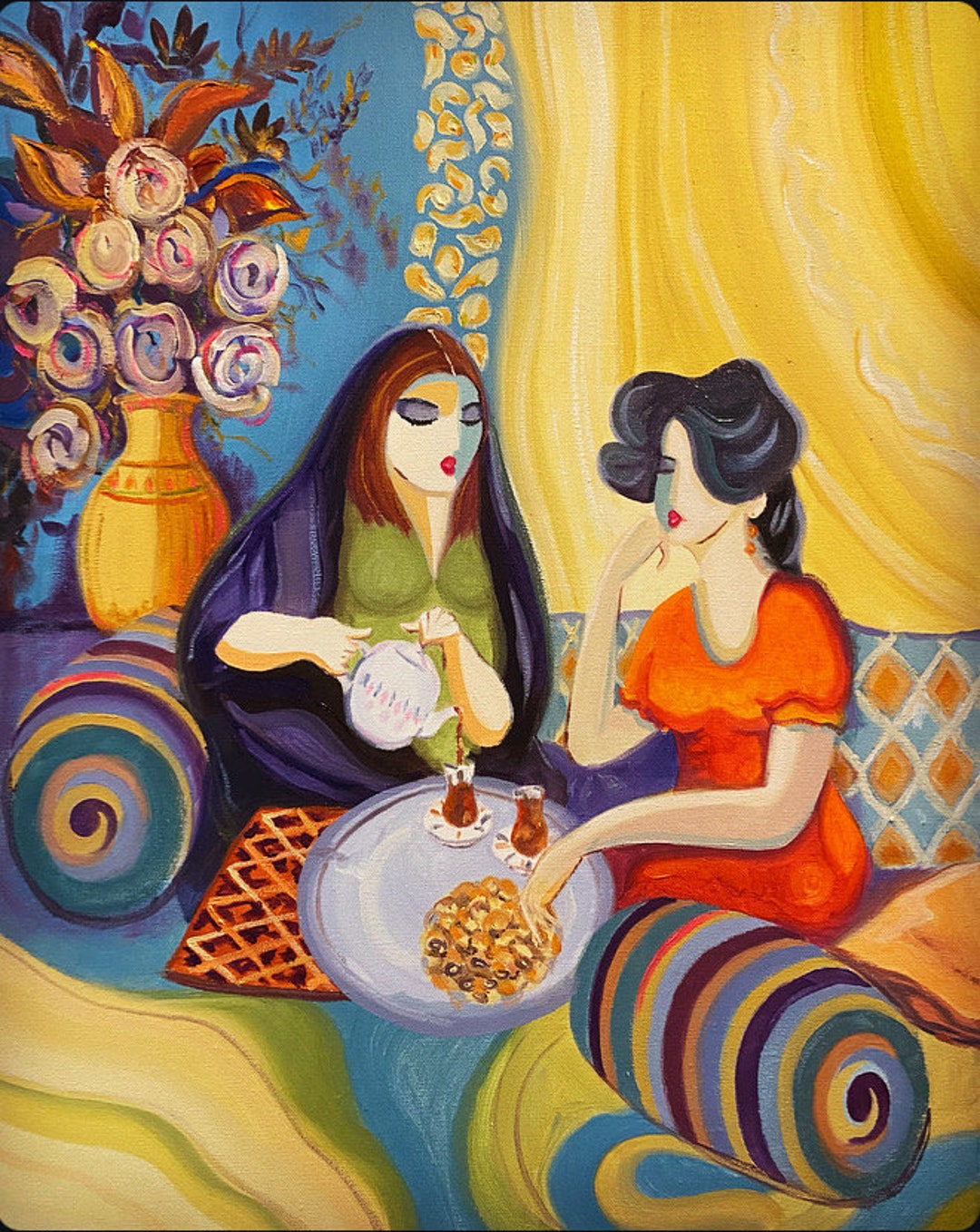 Spilling the Tea Gossip .. SOLD - Etsy