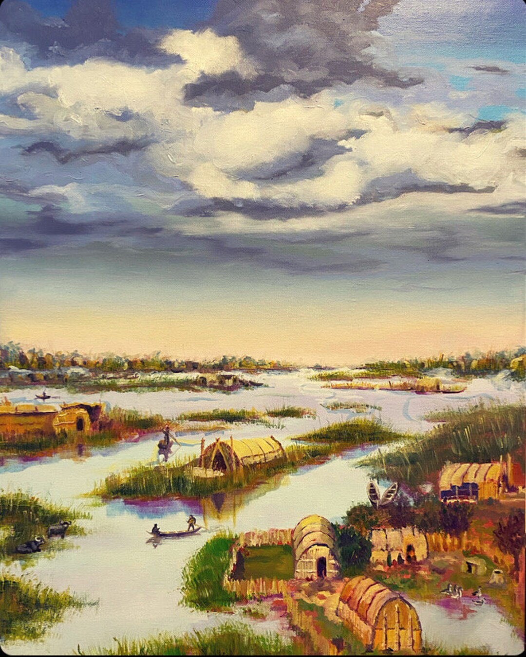 Life in Mesopotamia Marshes - Etsy