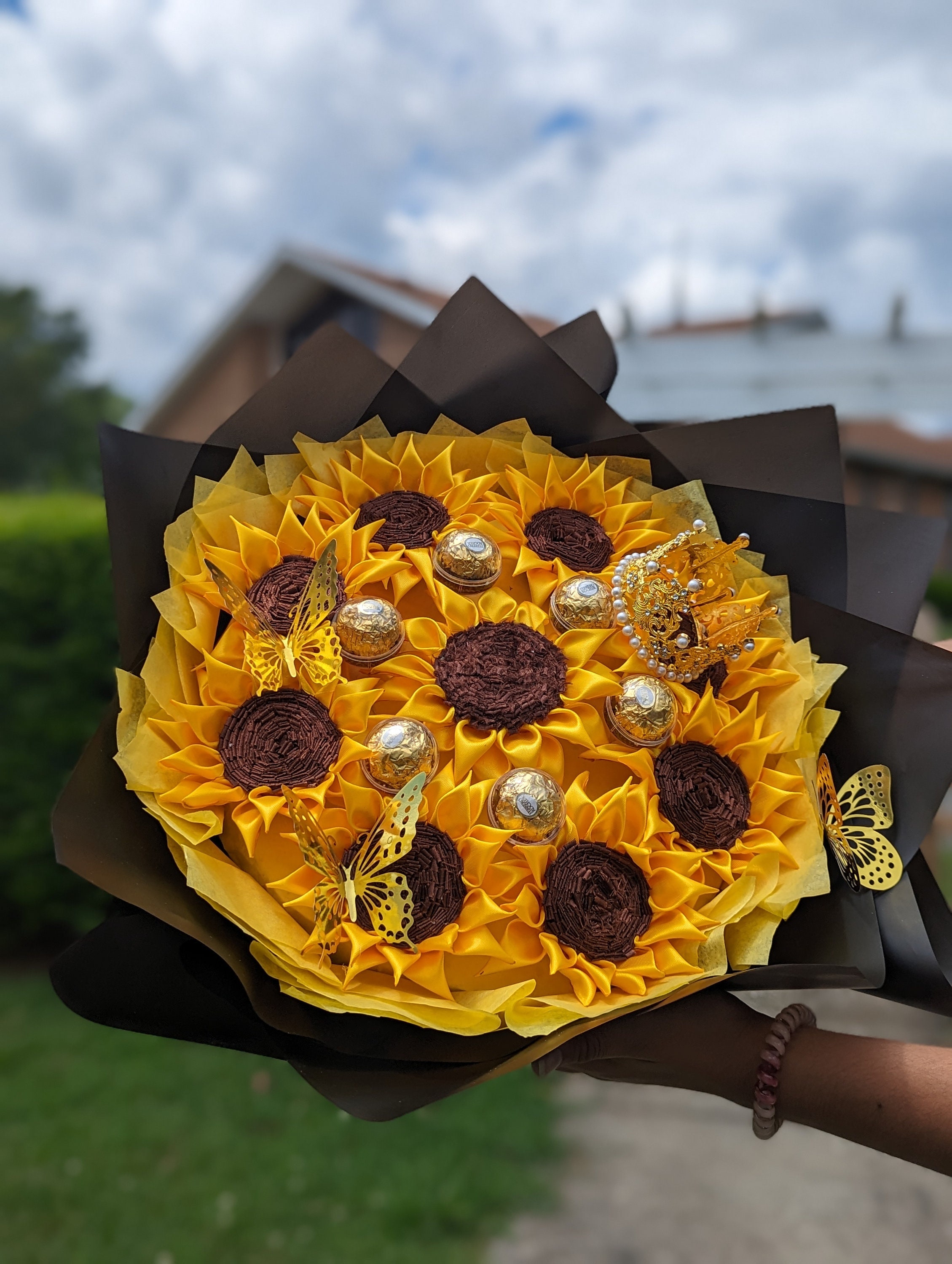 Everlasting/eternal (ribbon Roses) Bouquets - Etsy