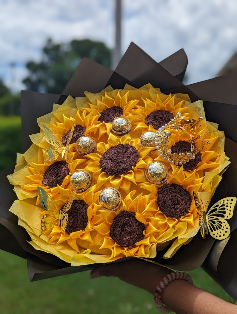 Everlasting/eternal (ribbon Roses) Bouquets - Etsy