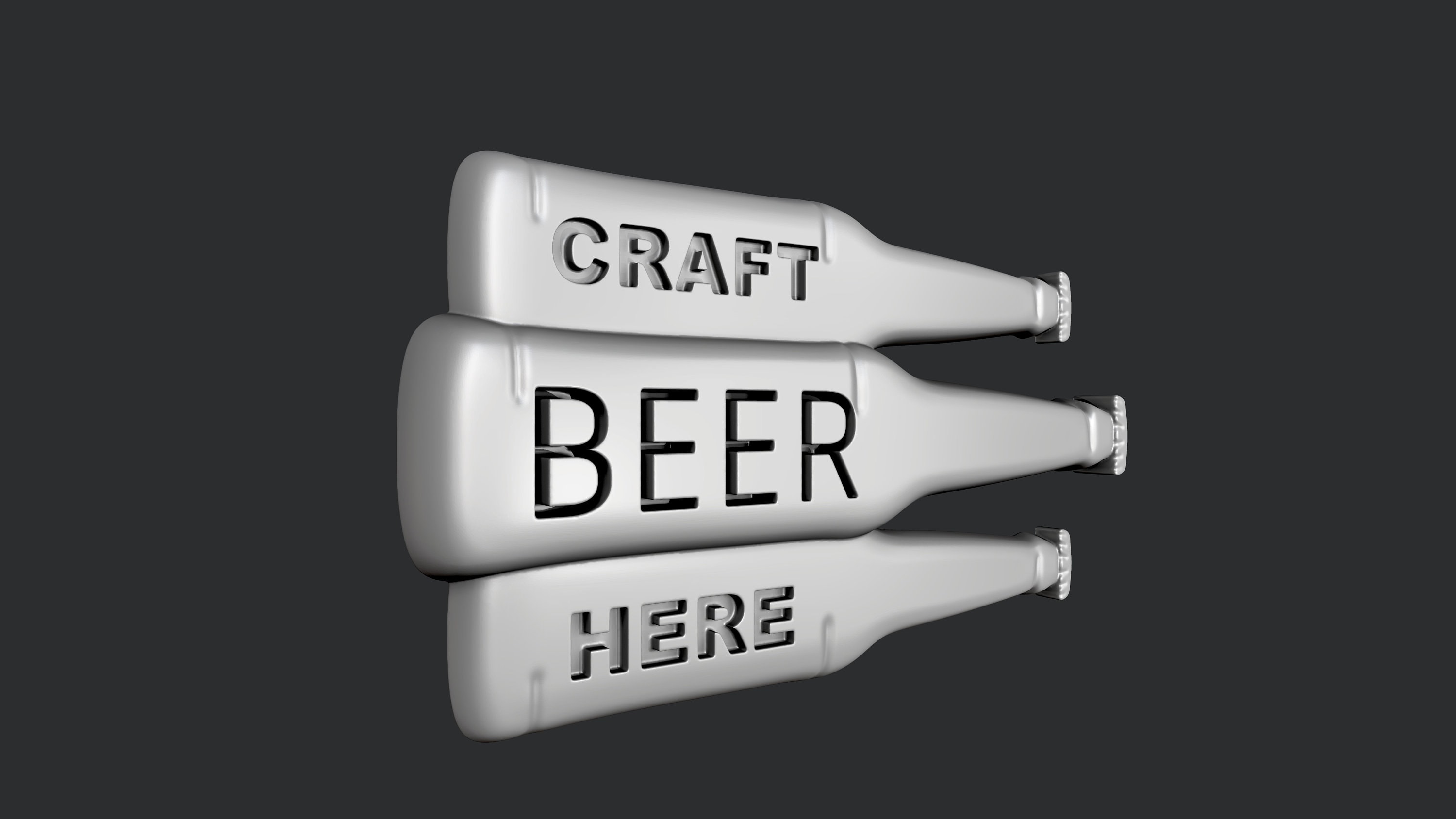 STL Models for 3D Printing and CNC Beer Bottles - Etsy UK