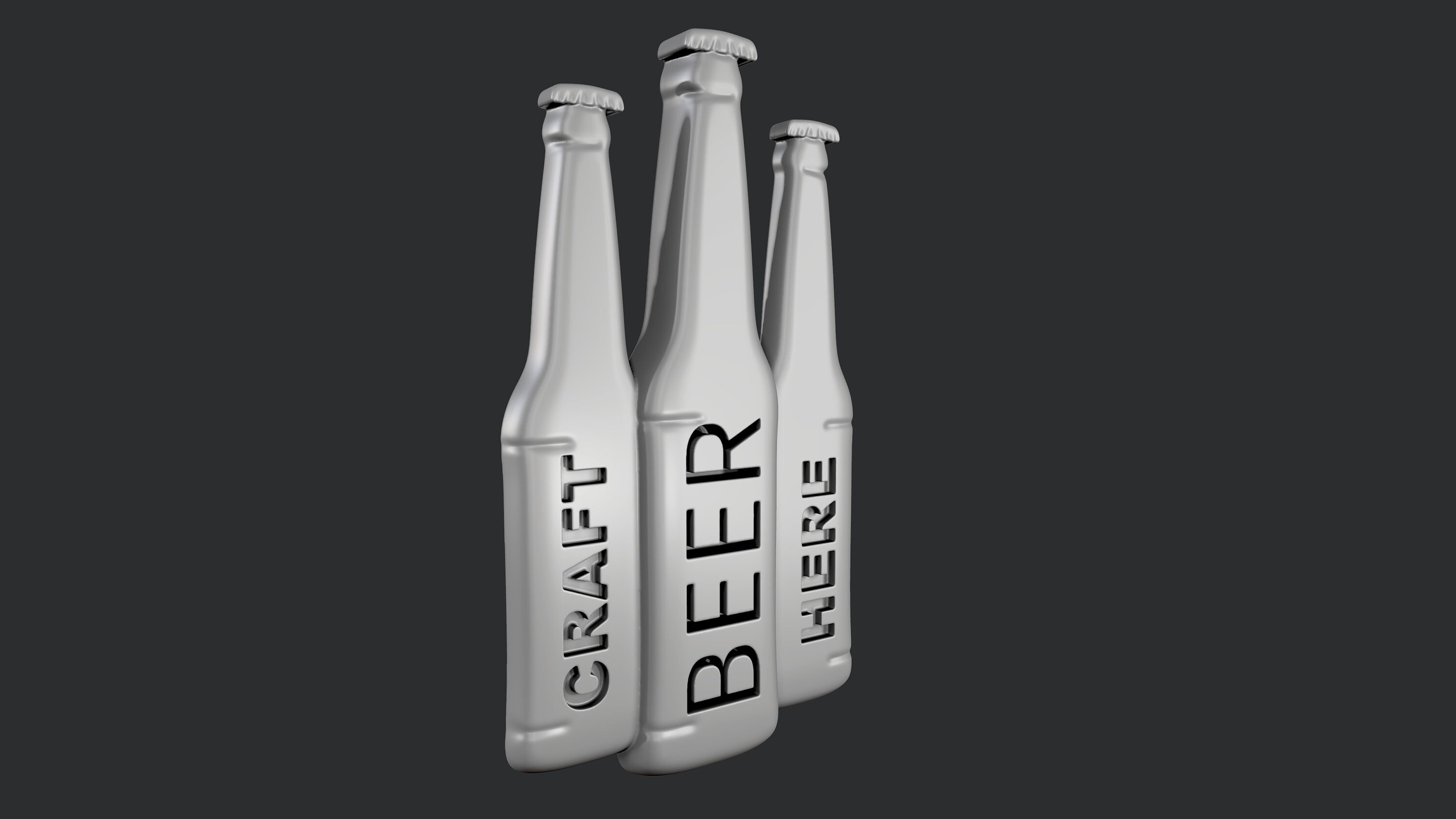 STL Models for 3D Printing and CNC Beer Bottles - Etsy UK