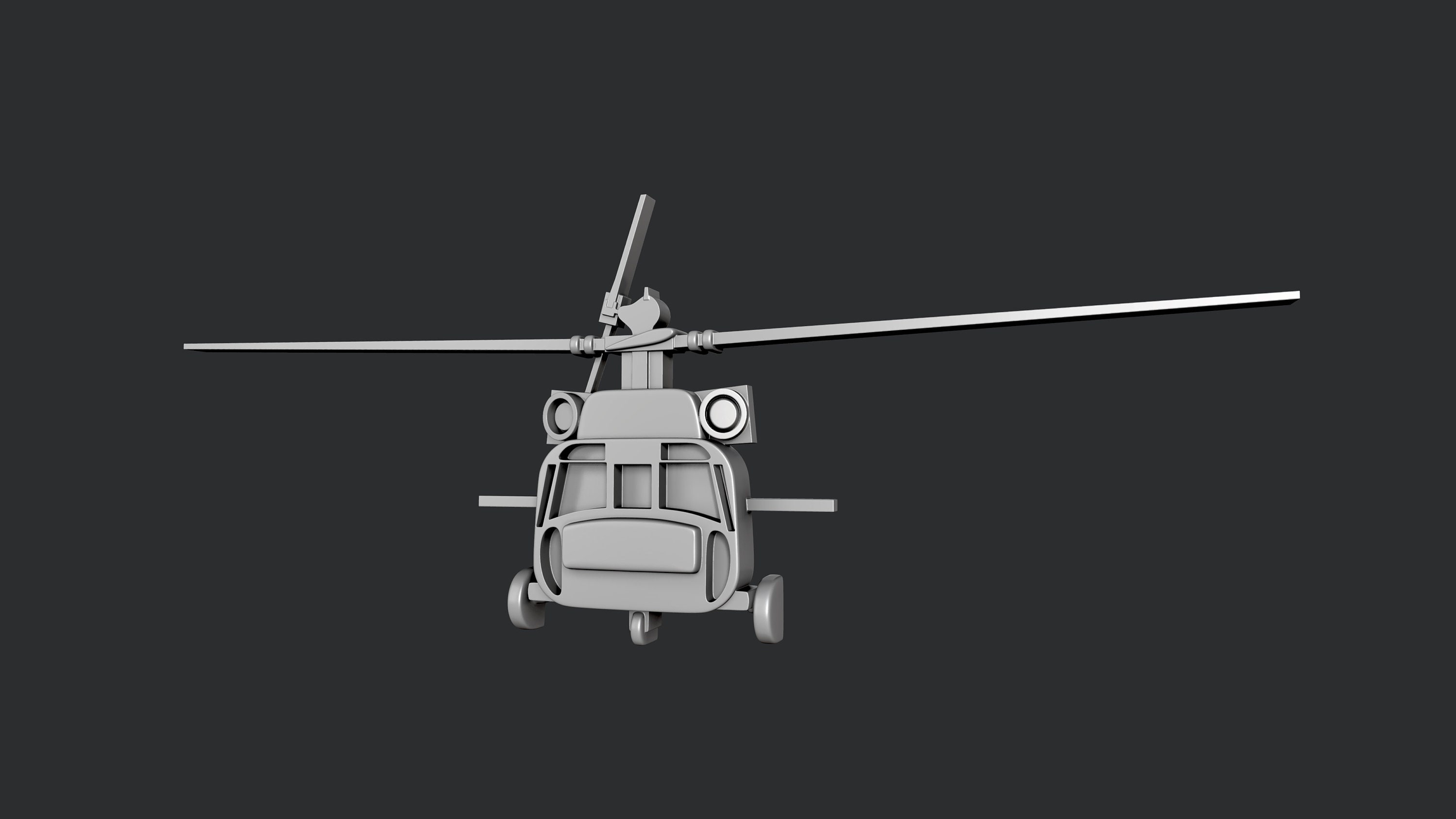 STL Models for 3D Printing and CNC Blackhawk Helicopter (Download Now ...