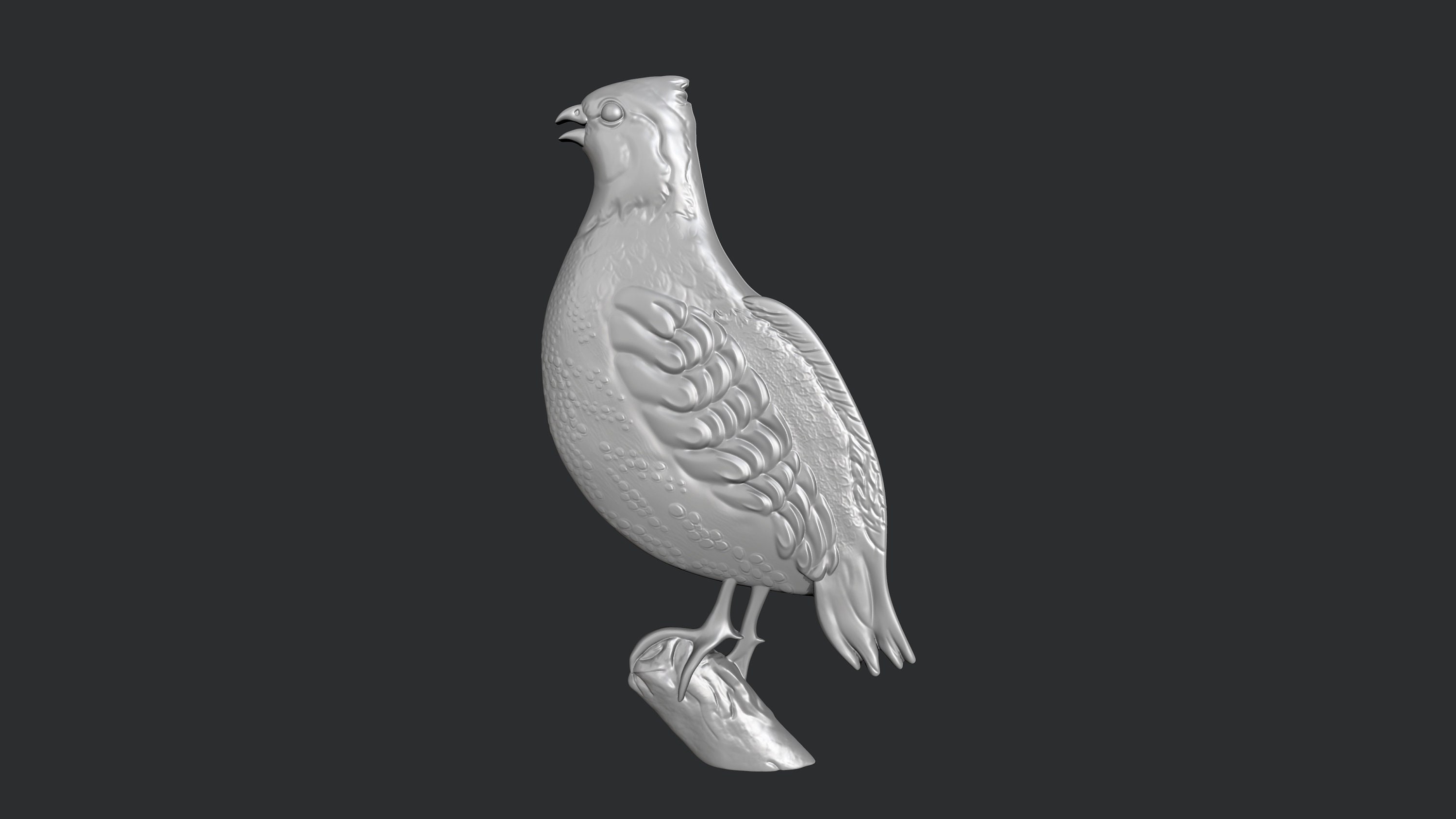 STL Models for 3D Printing and CNC Bobwhite Quail (Instant Download) - Etsy