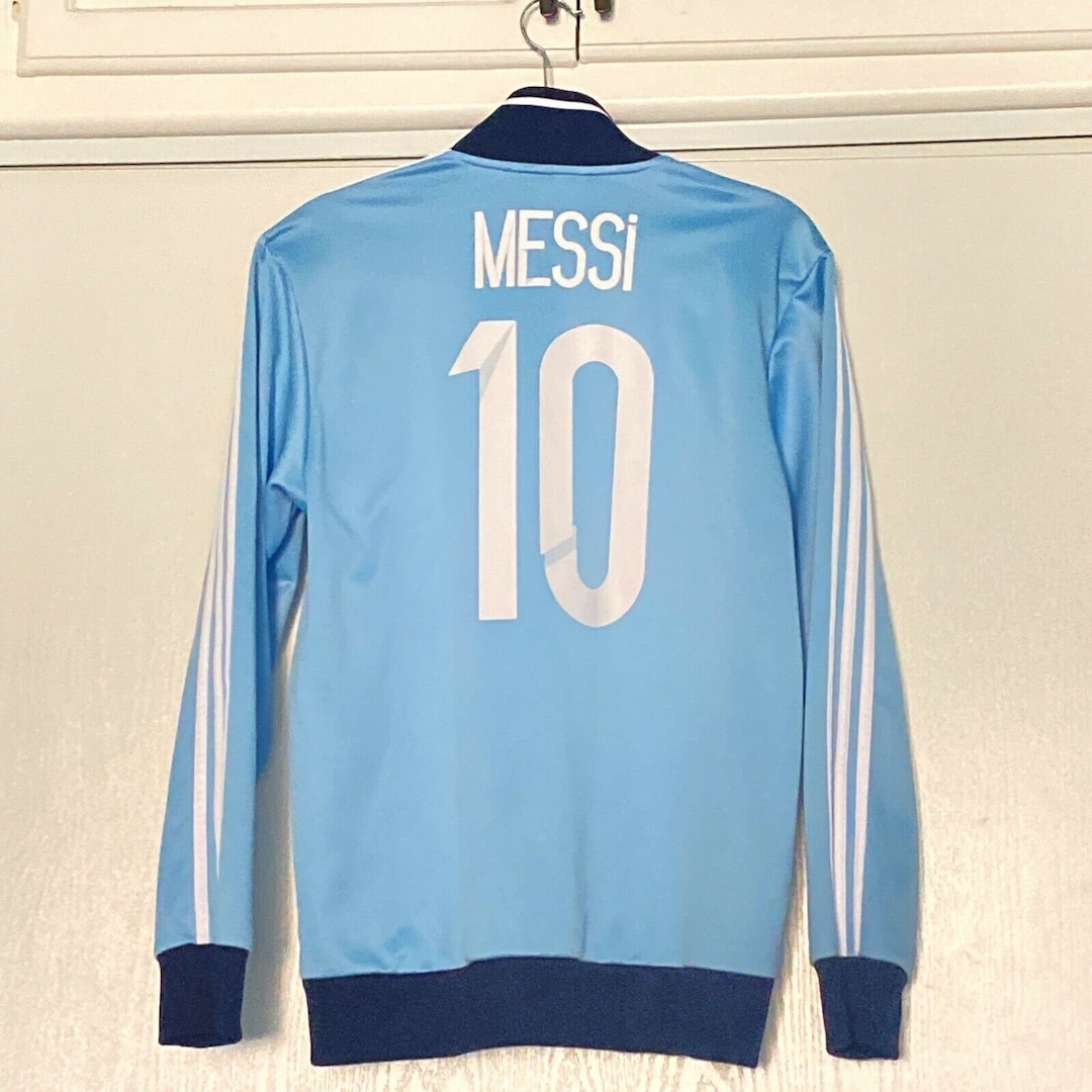 Adidas Argentina Messi Soccer Football Track Jacket Size M Original - Etsy