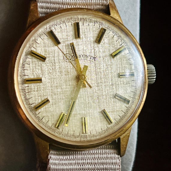 Vintage Dufonte By Lucien Piccard Gold Face Automatic… - Gem