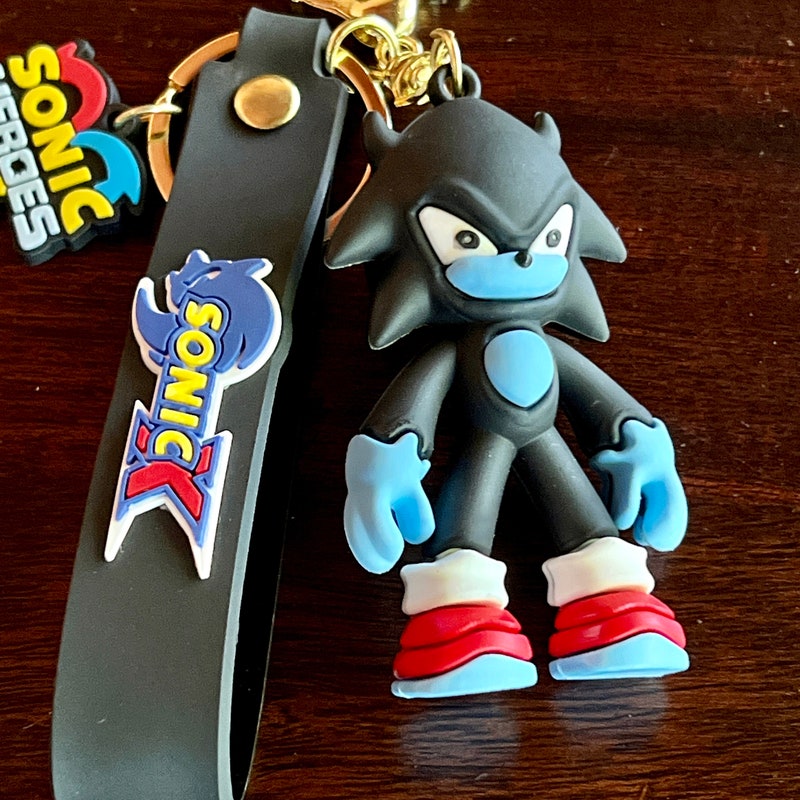 Sonic the Hedgehog Keychain - Etsy