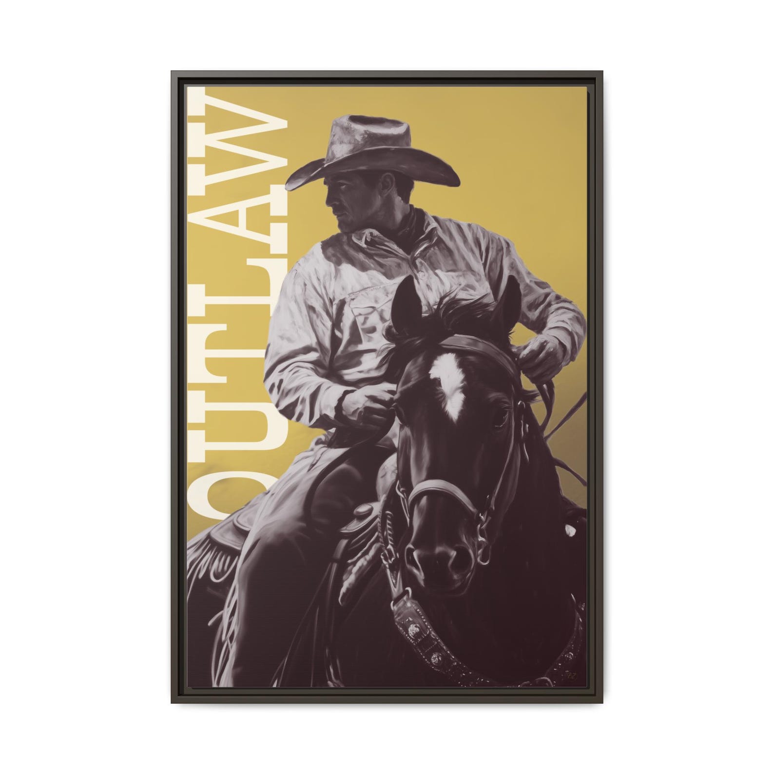 Cowboy Street Art Print – Western Pop Art Wall Decor (digital Art) - Etsy