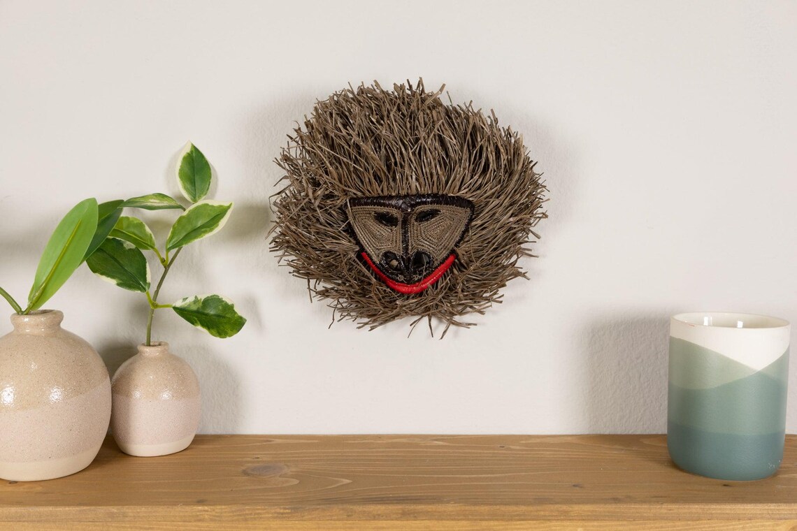 Common Marmoset Monkey Mask Tribal Mask, Animal Mask Wall Decor, Wall ...