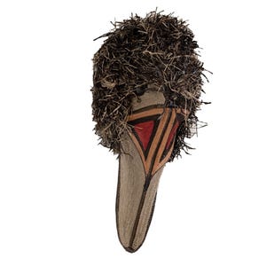 Shoebill Stork Mask Tribal Mask, Animal Mask Wall Decor, Wall Hanging ...