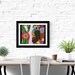 Black Bird Tree and Flower Mola - Kuna Textile, Handmade Applique ...