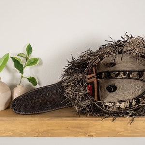 Shoebill Stork Mask Tribal Mask, Animal Mask Wall Decor, Wall Hanging ...