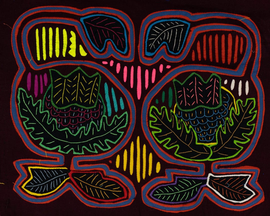 Flower Plant Gossip Mola - Etsy