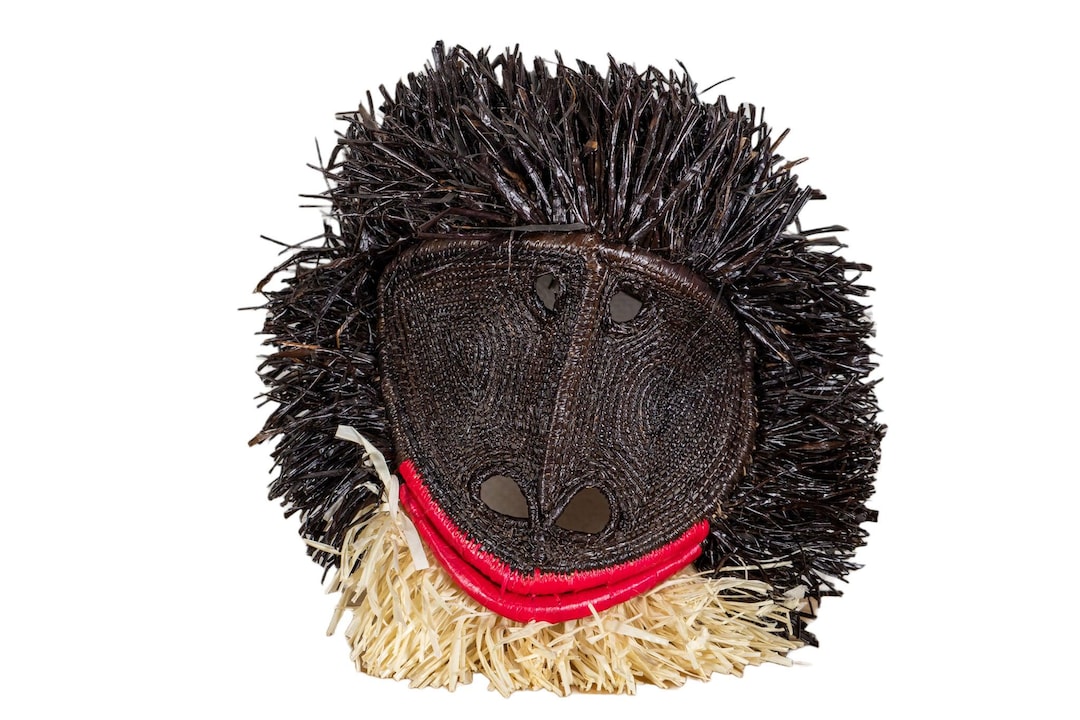 Panama Howler Monkey Mask Wall Decor, Handwoven Tribal Art Hanging ...