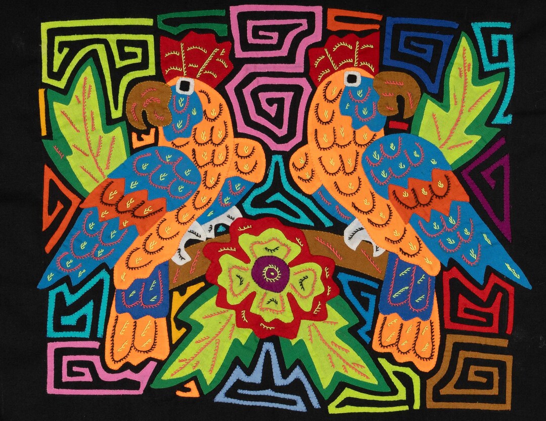 Golden Red Crown Cockatoo Bird Mola - Etsy