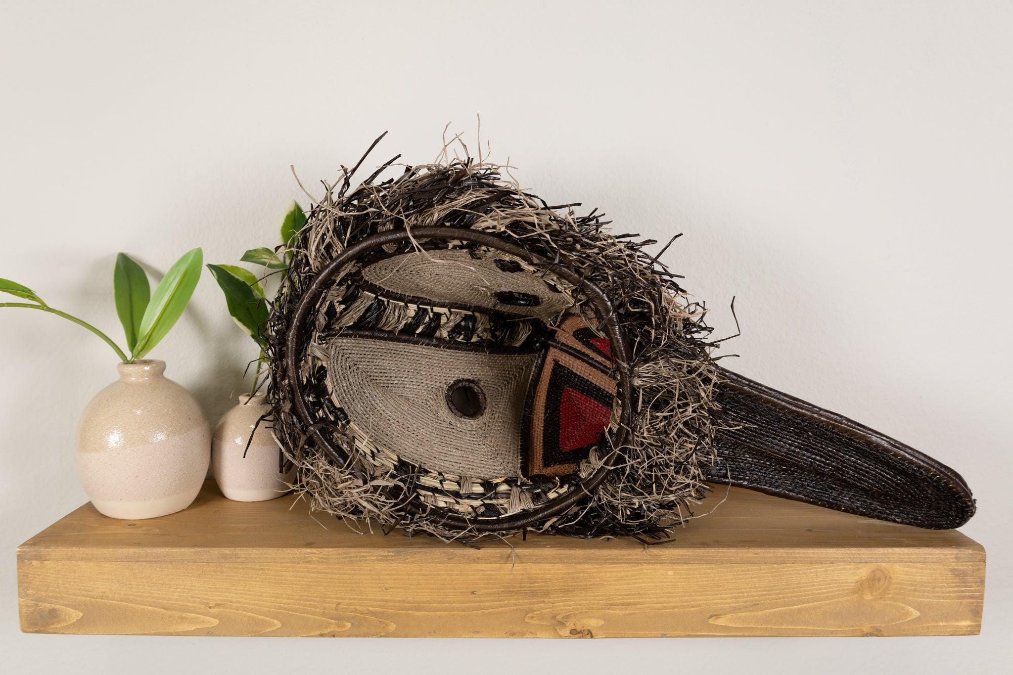 Shoebill Stork Mask Tribal Mask, Animal Mask Wall Decor, Wall Hanging ...
