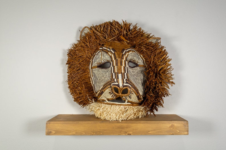 Mufasa African Lion Mask Tribal Mask Animal Mask Wall Decor - Etsy