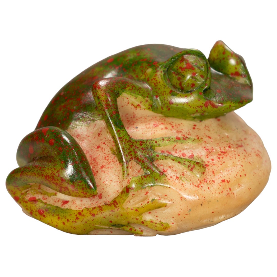 Poison Dart Frog Tagua Nut Carving - Etsy