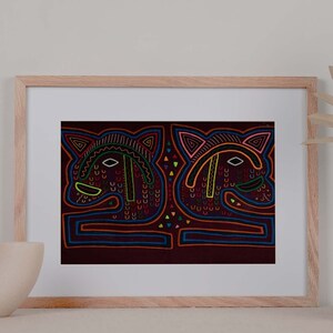 Puppy Dogs Ready for Show Mola Wall Art – Handmade Panama Textile ...