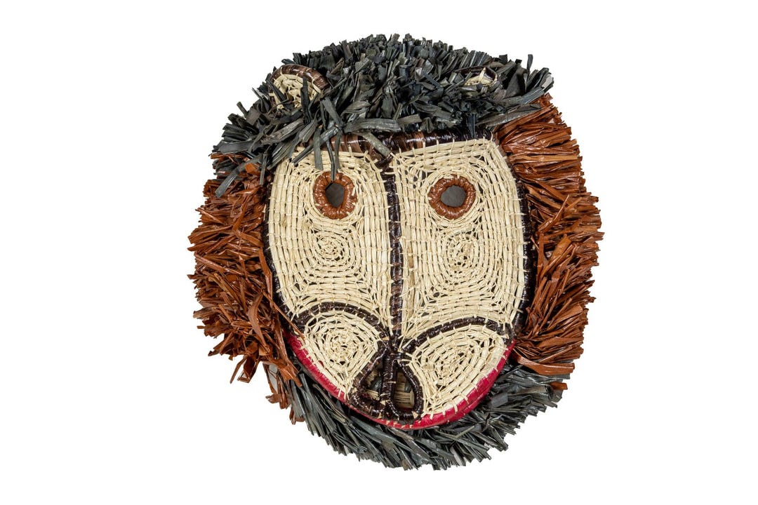 Hamadryas Baboon Mask Tribal Mask, Animal Mask Wall Decor, Wall Hanging ...