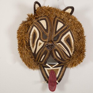 North African Lion Mask Tribal Mask, Animal Mask Wall Decor, Wall ...