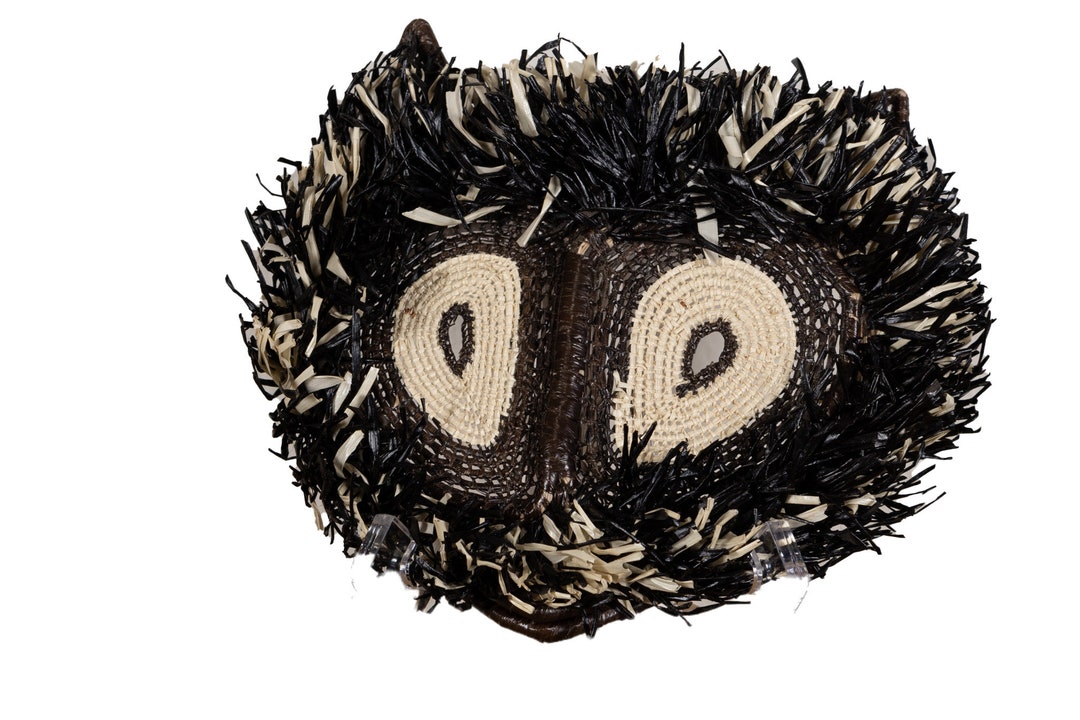 Barred Owl Mask Tribal Mask, Animal Mask Wall Decor, Wall Hanging Art ...