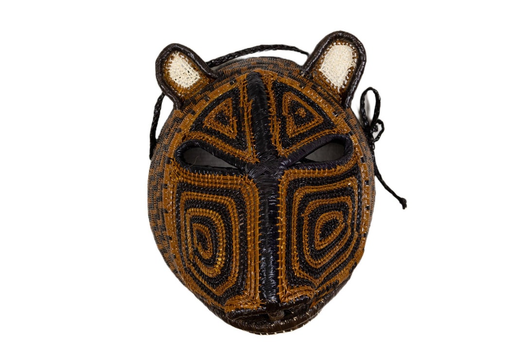 Wild Dingo Dog Mask Tribal Mask, Animal Mask Wall Decor, Wall Hanging ...