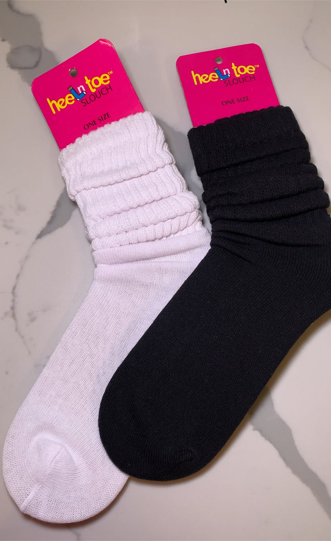 Hot Pink One Size Fit All Scrunchie Bedazzled Socks , Bling Socks ...