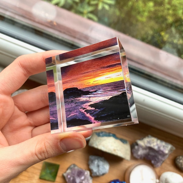 Painted Glass Blocks - Etsy