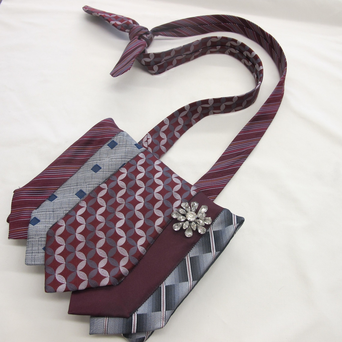 Purse Made From Men's Neckties - Etsy