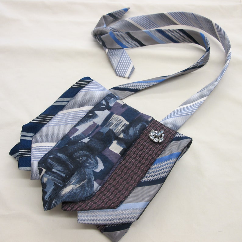 Purse Made From Men's Neckties - Etsy