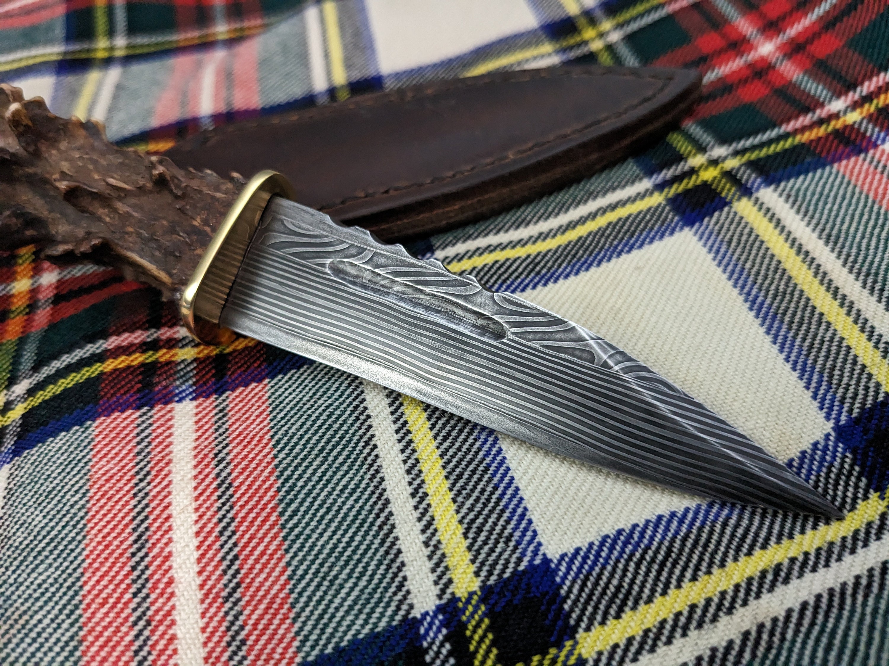 Celtic Antler Sgian Dubh by Vogie Forge - Etsy