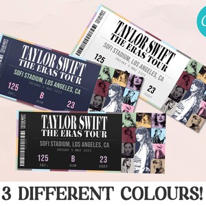 Printable Taylor Concert Ticket Surprise Taylor Era Tour - Etsy