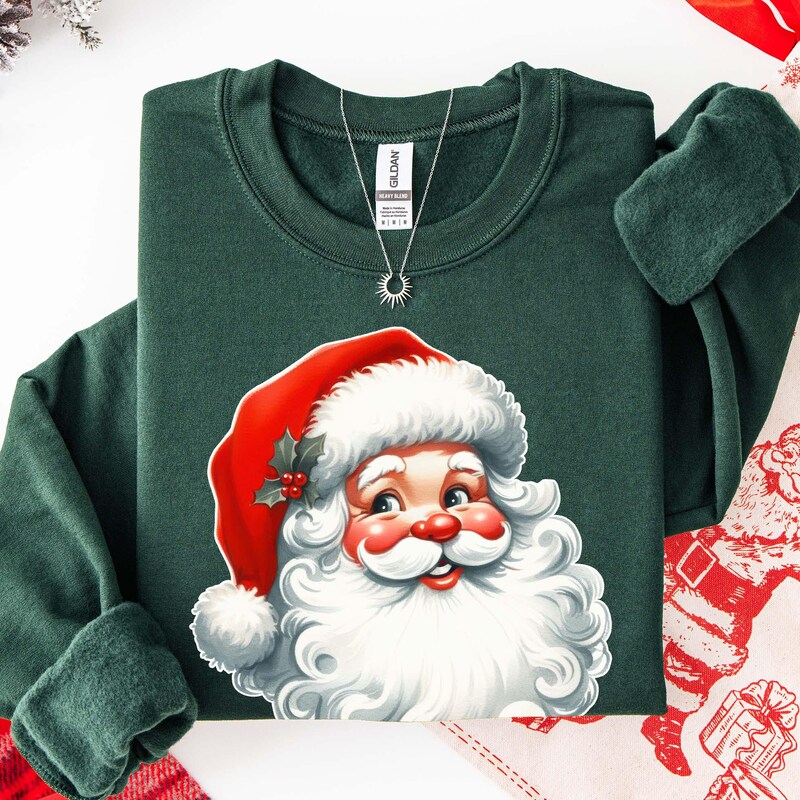 Preppy Santa - Etsy