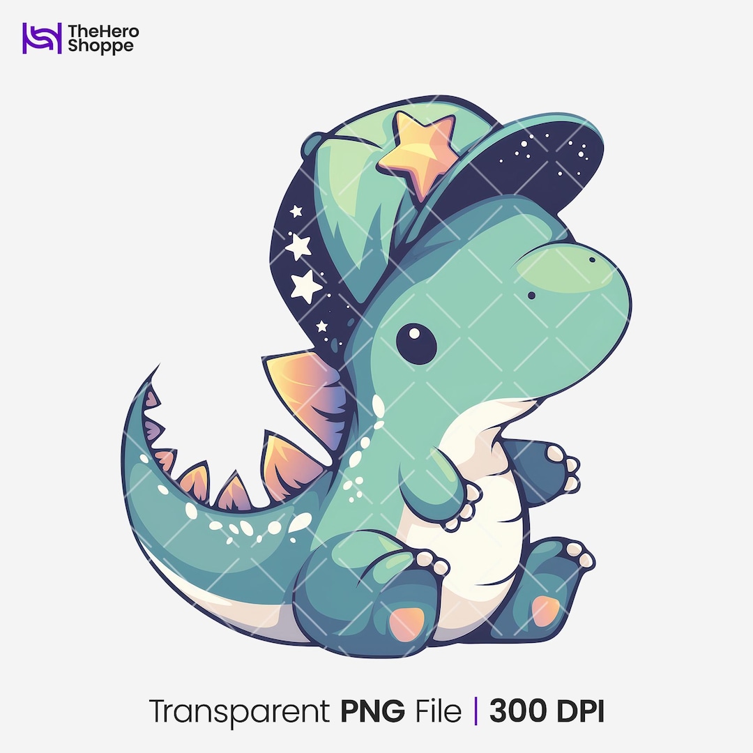 Kawaii Dinosaur PNG Cute Dinosaur Png Baby T-rex Png Kawaii Art Boy ...