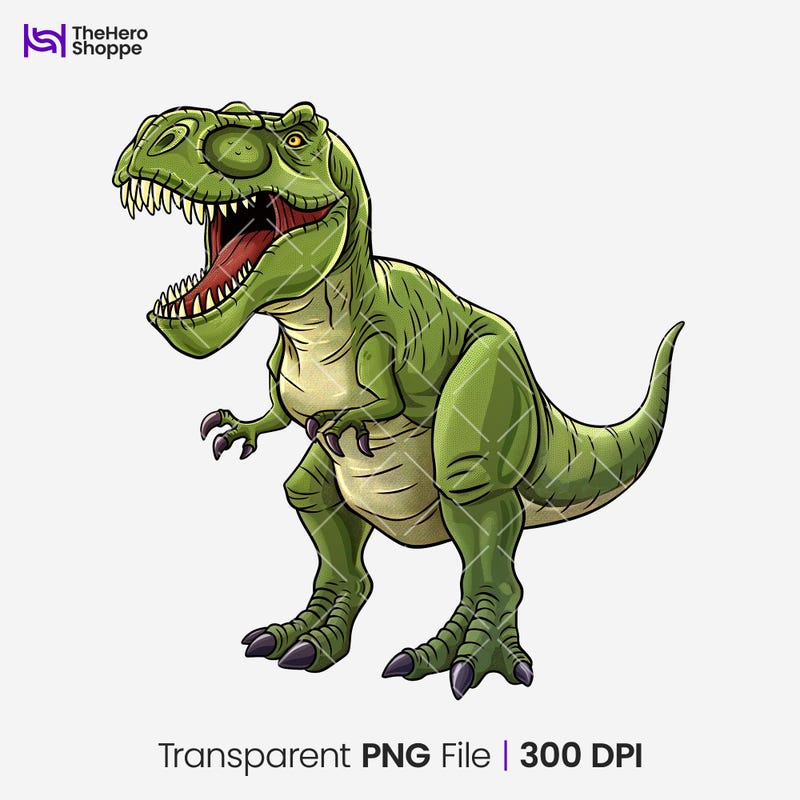 T rex cartoon drawing - Etsy.de