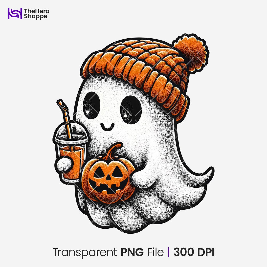 Cute Ghost PNG Halloween Png Fall PNG Ghost Pumpkin Png Ghost Clipart ...