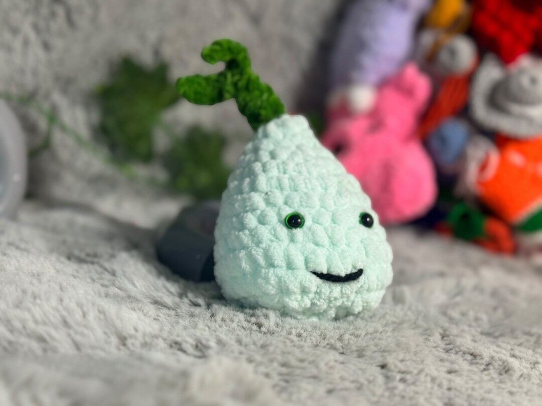 Pear Plushie , Crochet Plushje,handmade Knitted Green Pear Plush Toy - Etsy