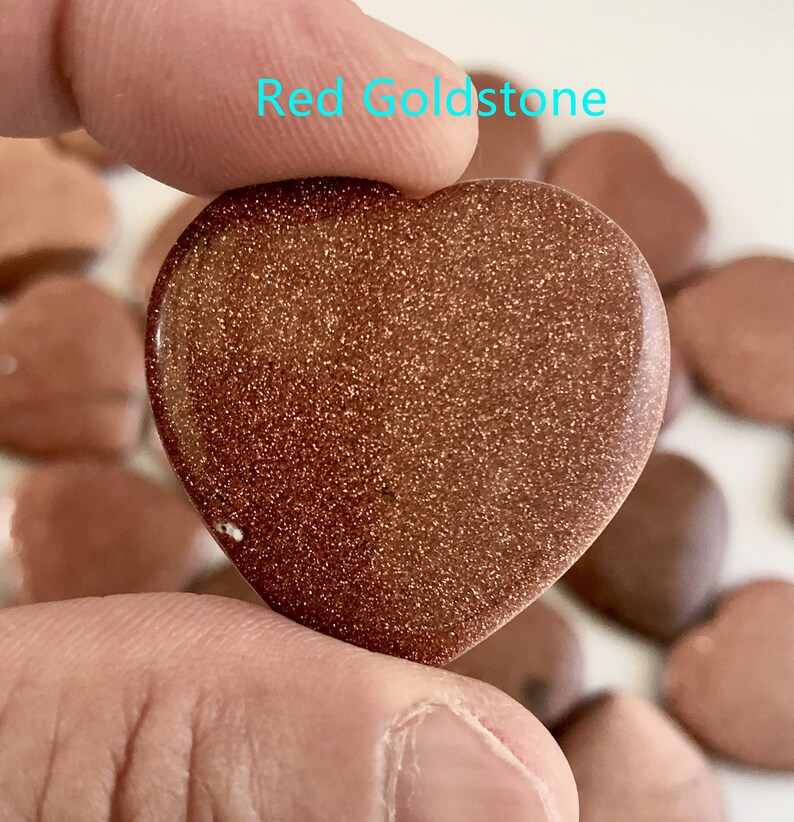 Gemstone Heart 1.4 35mm Crystal Heart H01-75 | Etsy