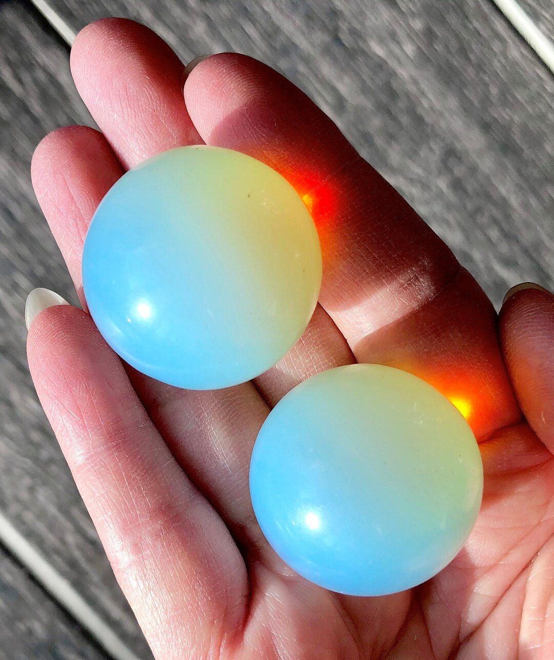 Opalite Sphere Opalite Ball Size Approx. 0.8-1.2 Inch - Etsy Singapore