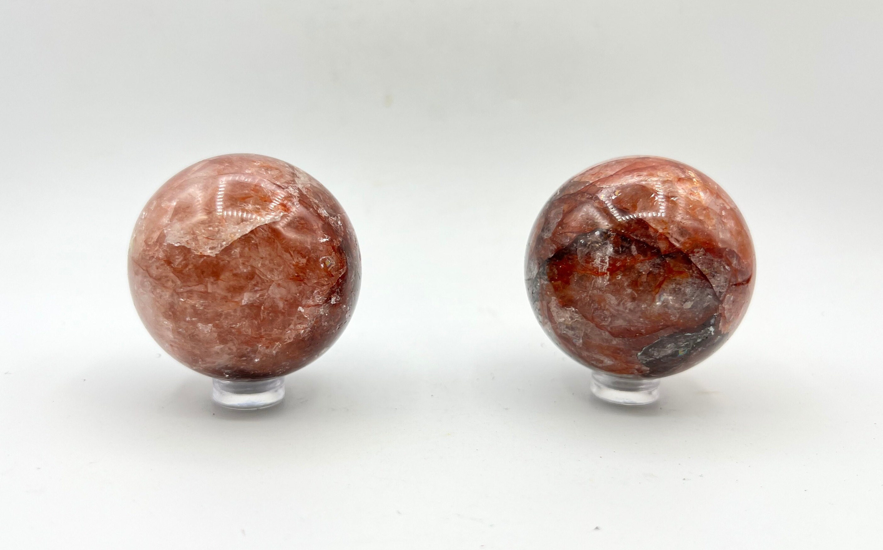 Hematoid Quartz Sphere S02-09 - Etsy UK