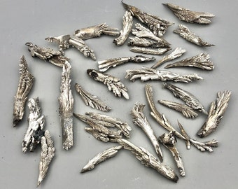 Magnesium Crystal Cluster. Magnesium Ore Specimen Stone. Size Approx. 5 ...