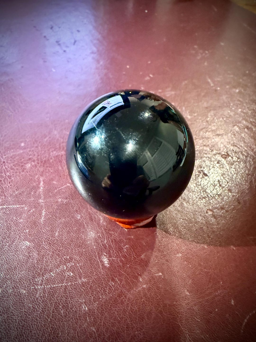 Natural Polished Black Obsidian Sphere, Healing Crystal Ball (48-50mm ...
