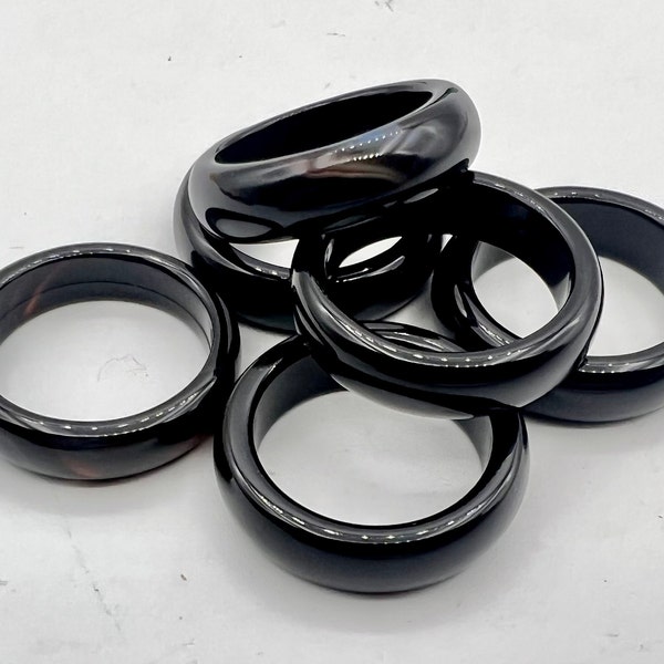 Obsidian Rings - Etsy