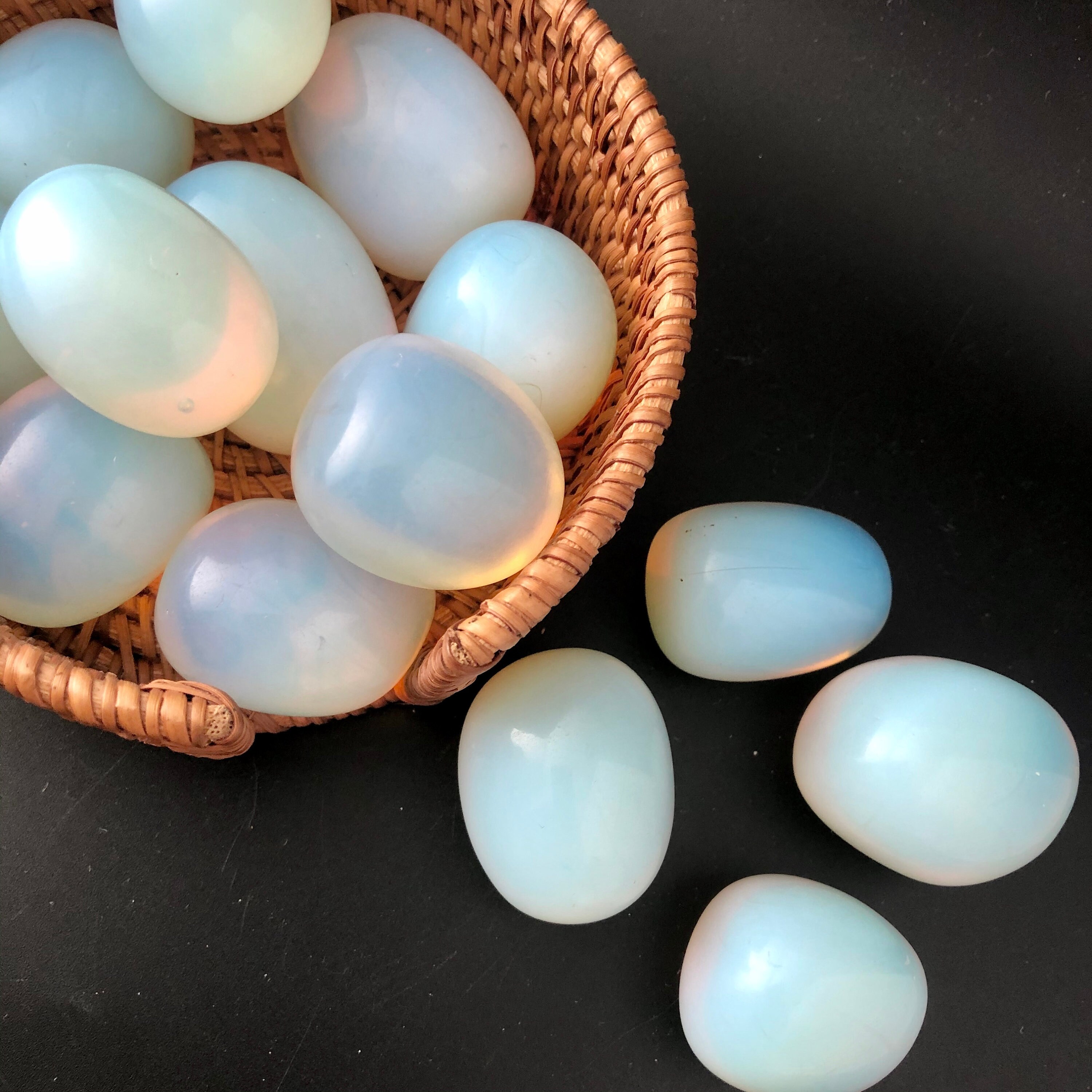 Opalite Tumbled Stone Opalite Palm Stone 1.5 Inch TP01-41 - Etsy UK