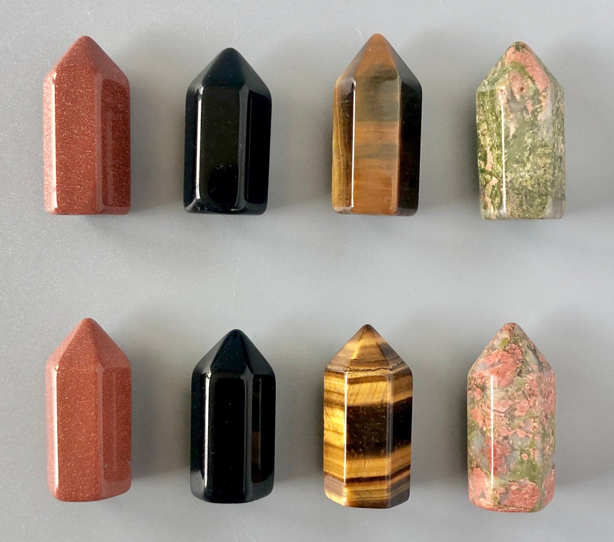 Red Goldstone Point Red Goldstone Unakite Obelisk Size - Etsy UK