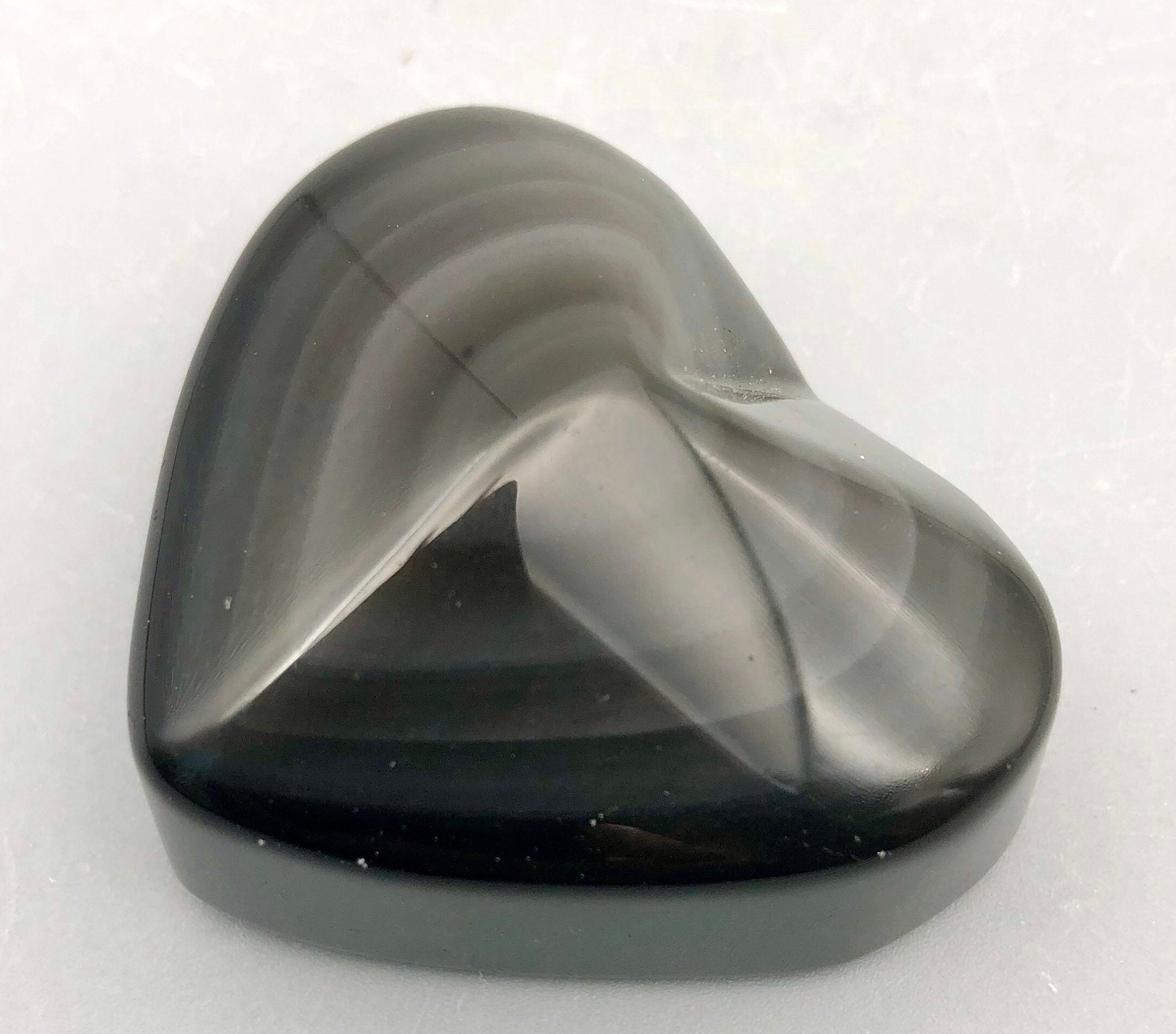Rainbow Obsidian Heart Obsidian Crystal Heart Carving - Etsy UK