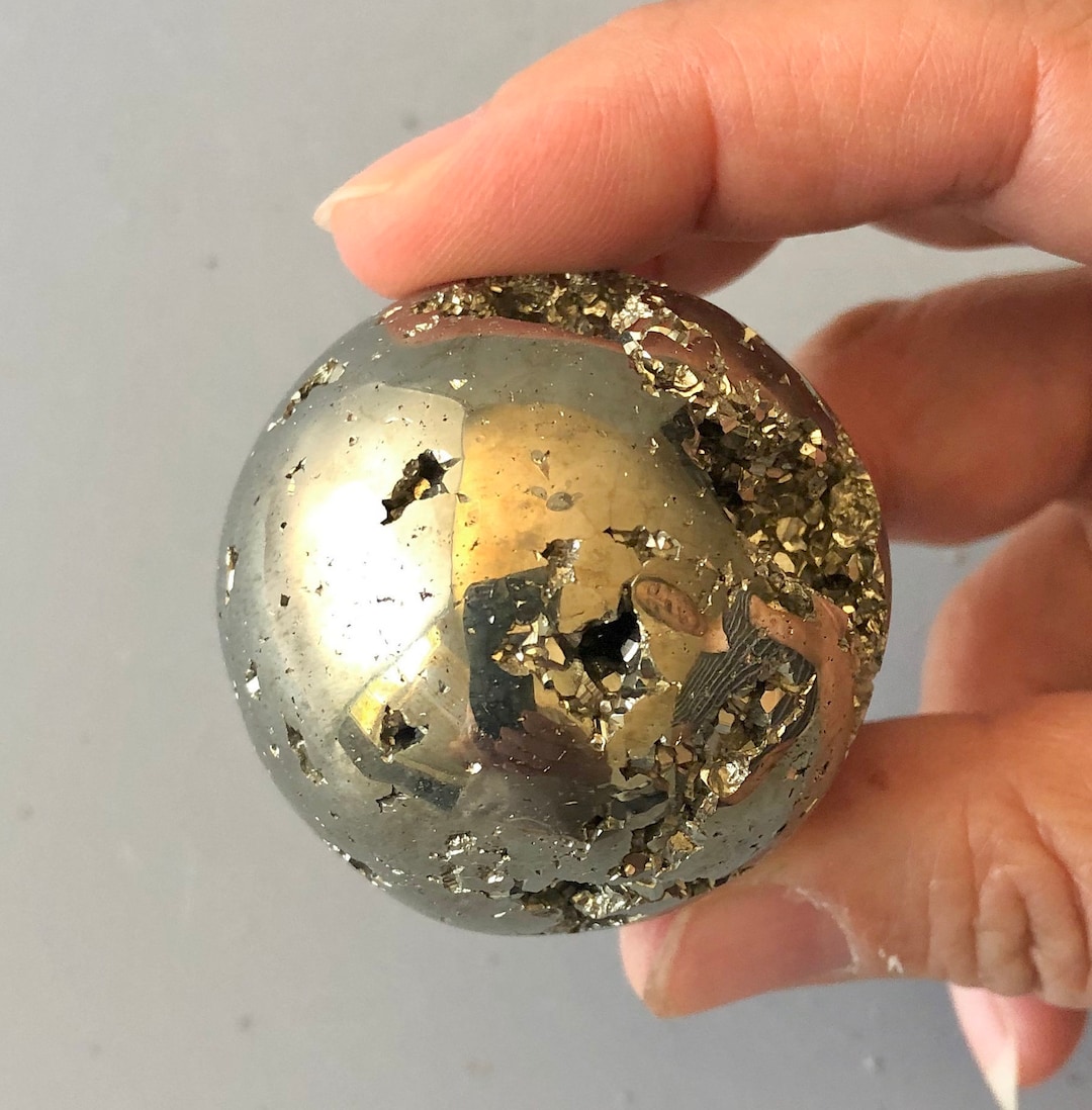 Pyrite Sphere, Pyrite Ball, Druzy Pyrite Sphere, Natural Pyrite, Pyrite ...